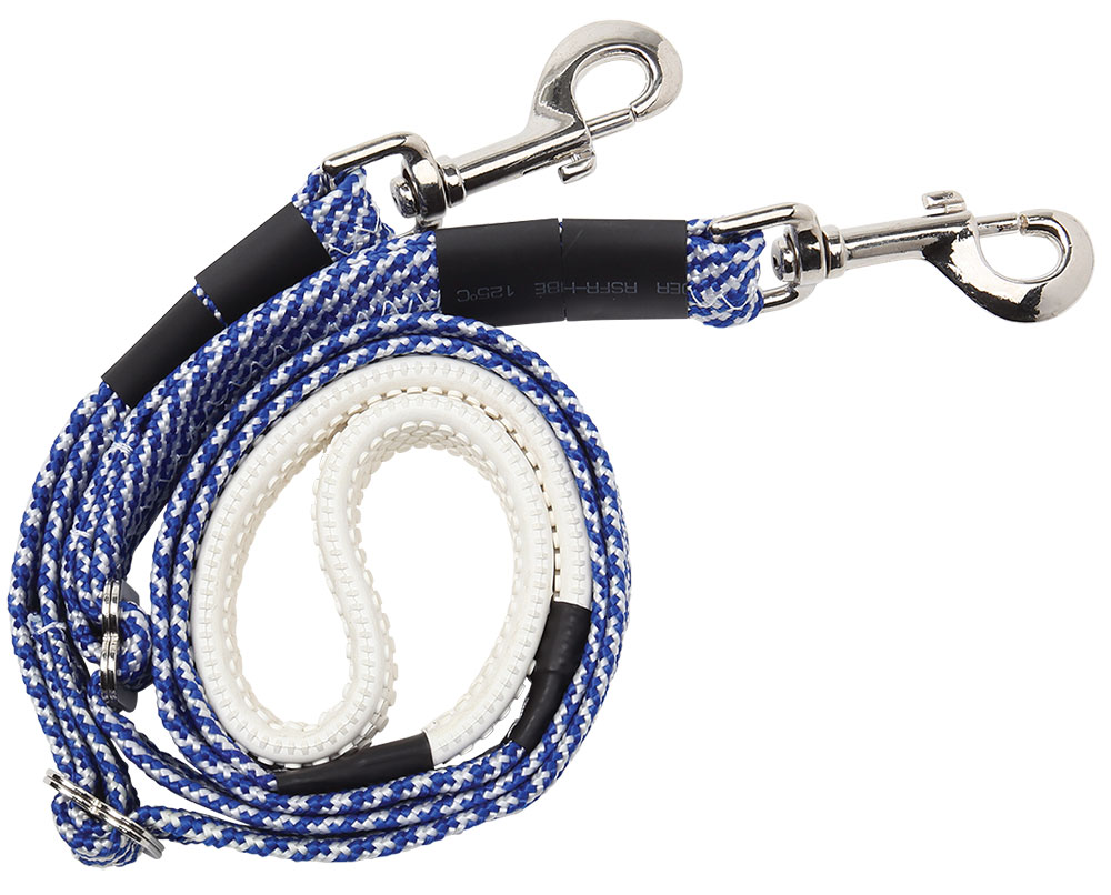 Zilco International Pty Ltd | Gymkhana Polocrosse Reins - Blue/White