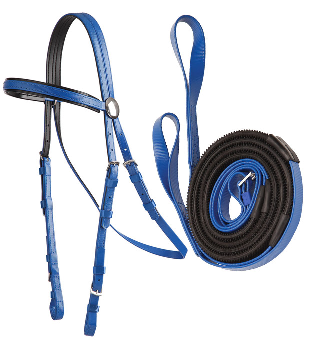 Zilco International Pty Ltd | Race Bridle/Loop End Reins - Royal/Black